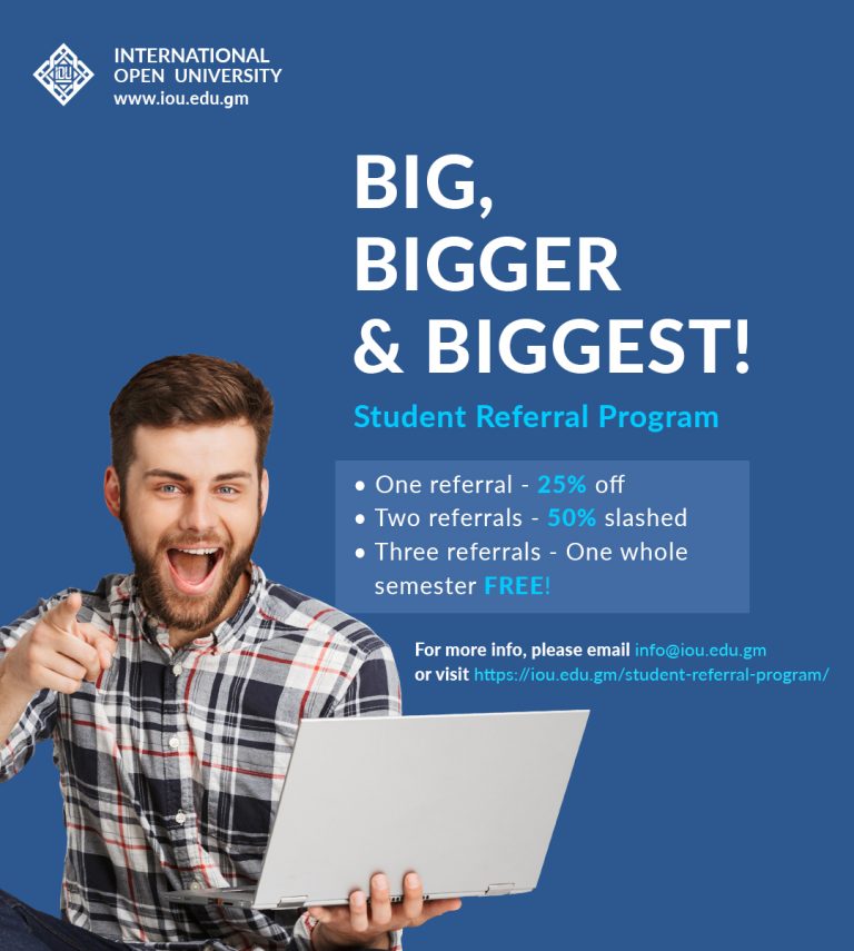 Student Referral Program | International Open University
